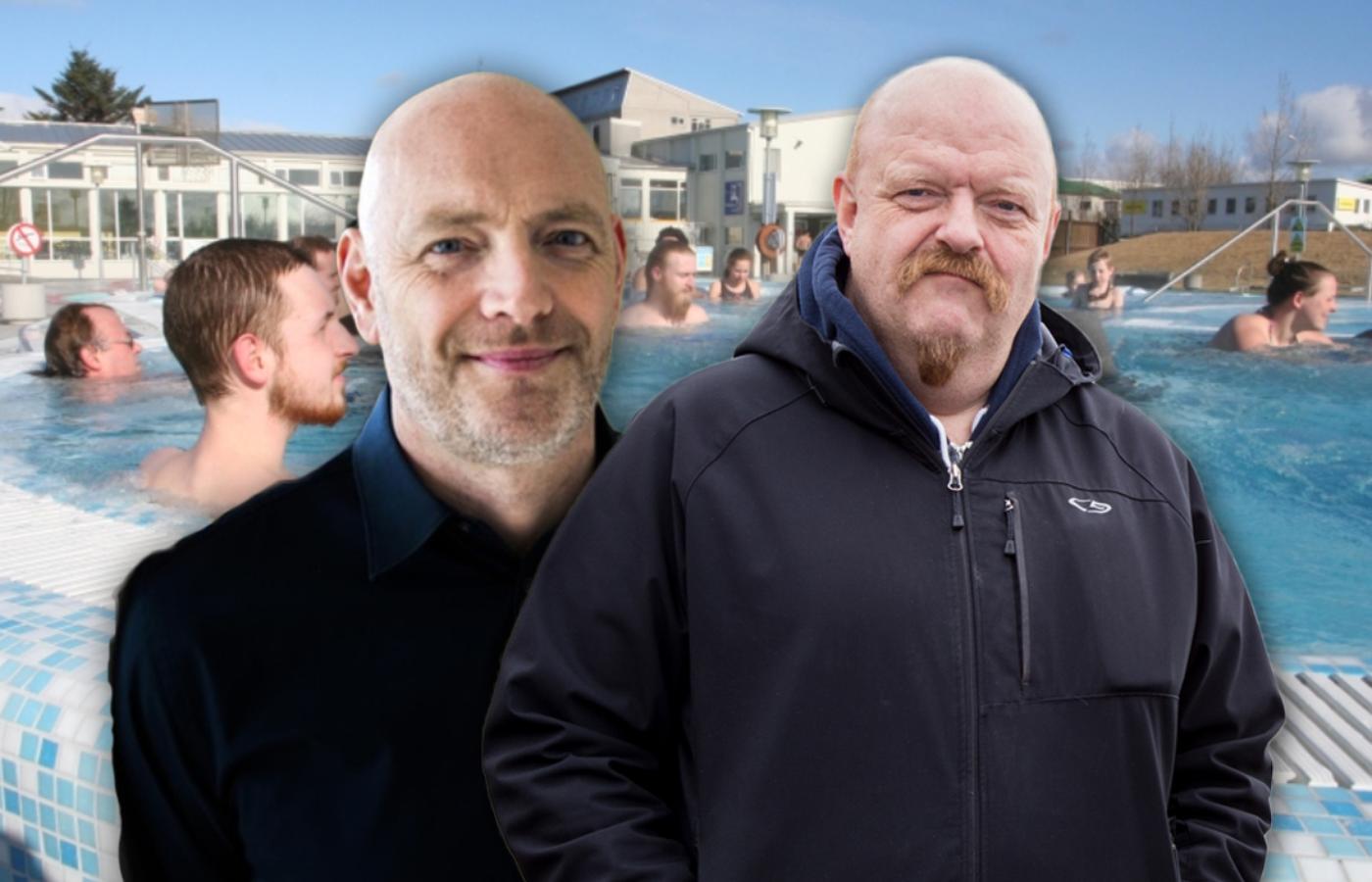 Dr. Gunni varð hvumsa í Vesturbæjarlaug og spurði Felix álits: „Var ...