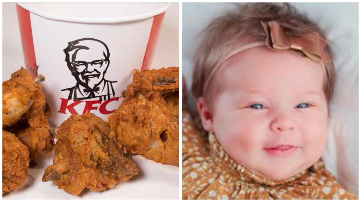 KFC gaf ungbarni rúmlega milljón: Sjáðu hvað foreldrarnir þurftu að ...