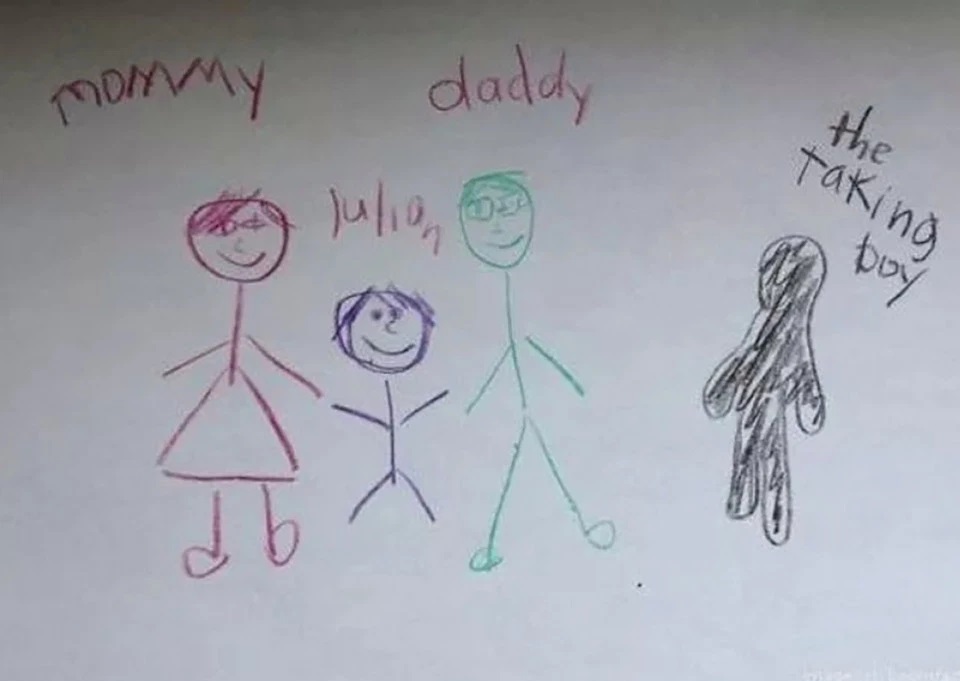 Börn segja sannleikann með óborganlegum teikningum: „Pabbi minn elskar ...