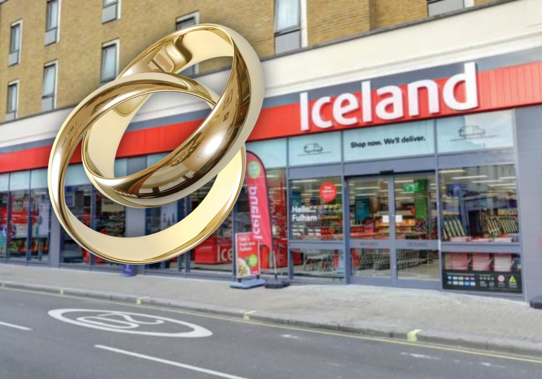 Bónorð í verslun Iceland - DV