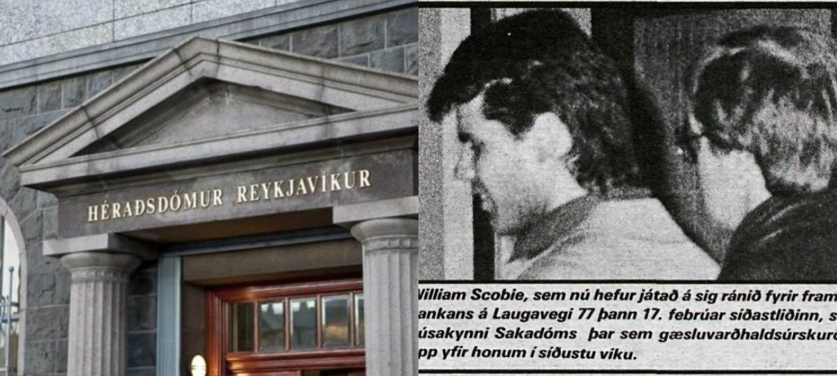 Fyrsti bankaræningi Íslandssögunnar ákærður - William Scobie sagður ...