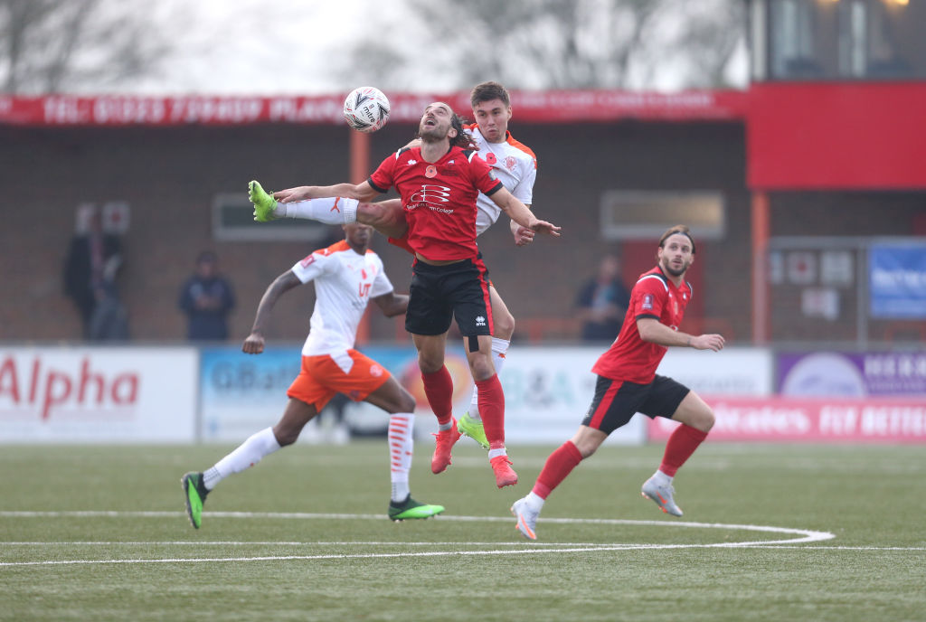 Daníel Leó var í byrjunarliði Blackpool sem komst áfram í enska ...