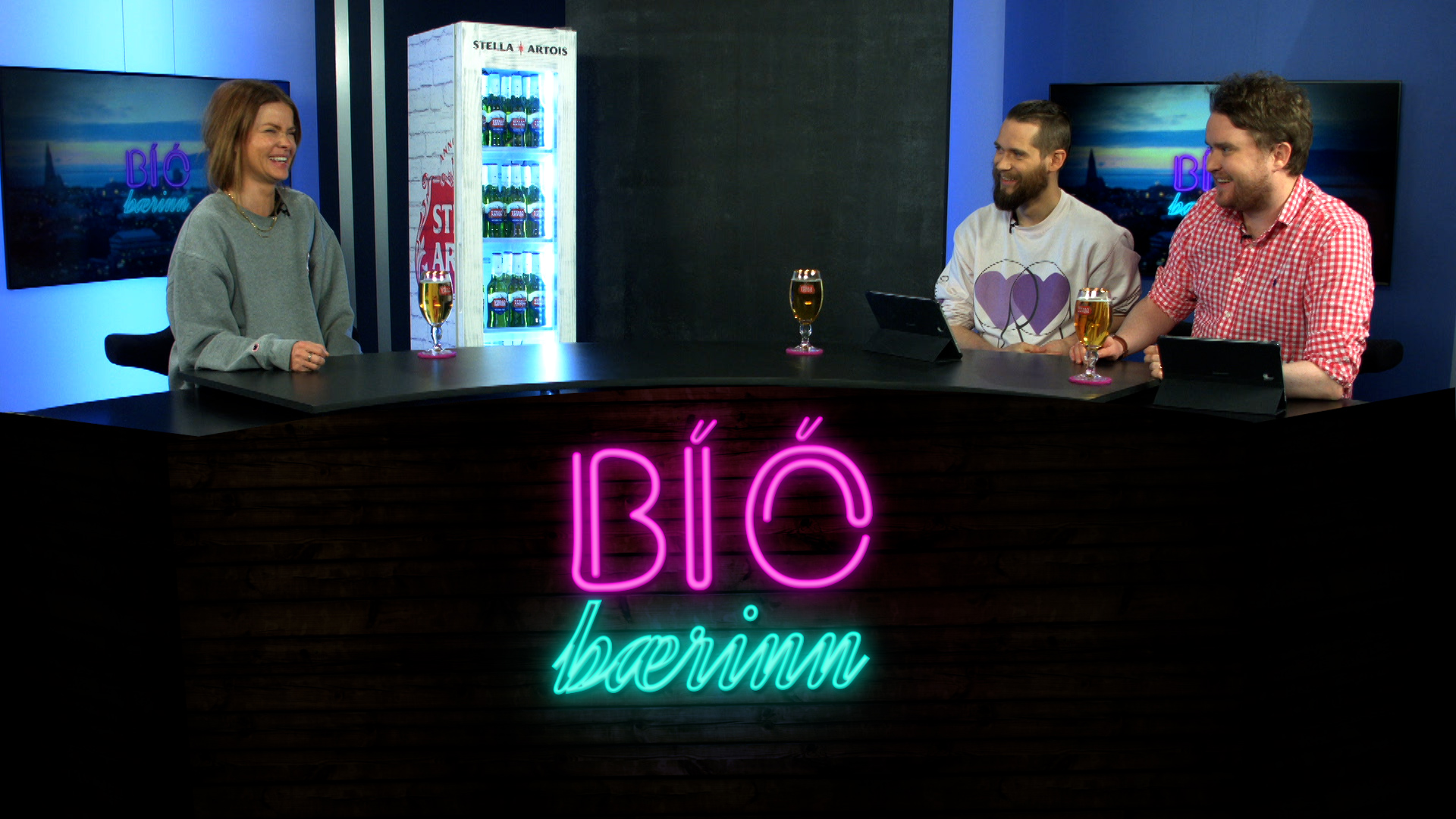 Aníta Briem átti auðvelt með að leika dóttur stórleikarans Jóhanns ...