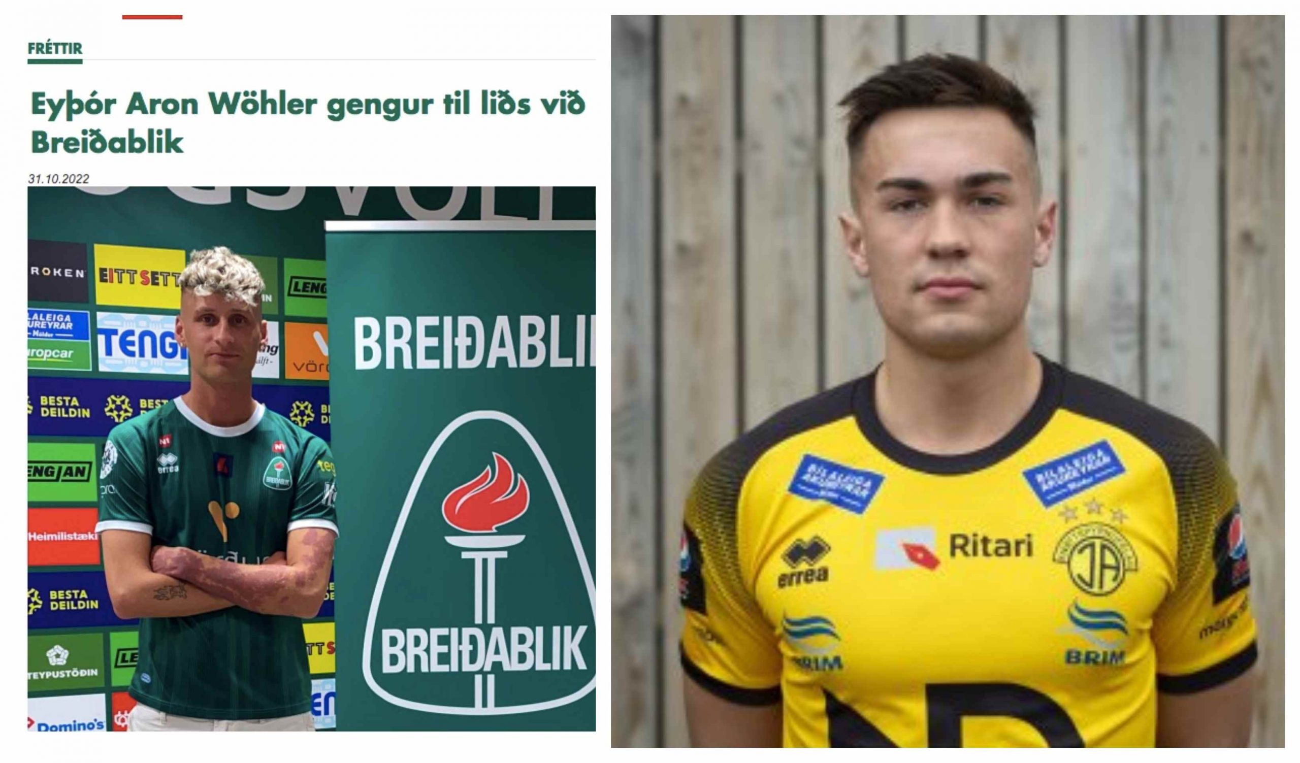 Breiðablik staðfestir komu Eyþórs en birtu mynd af Alex sem er einnig á ...