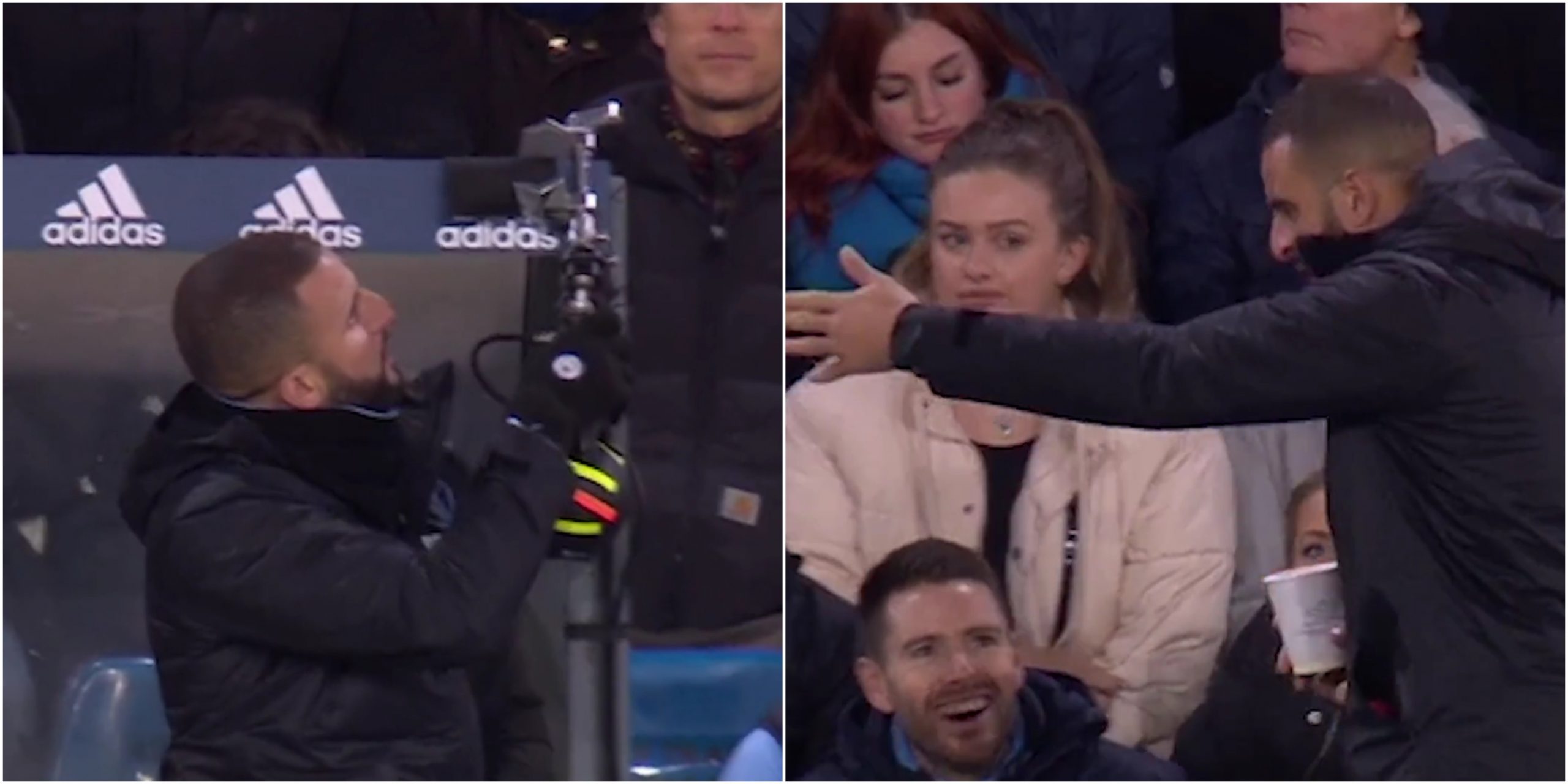 Sjáðu stórfurðulegt atvik í beinni - Hafði engan húmor fyrir þessu - DV