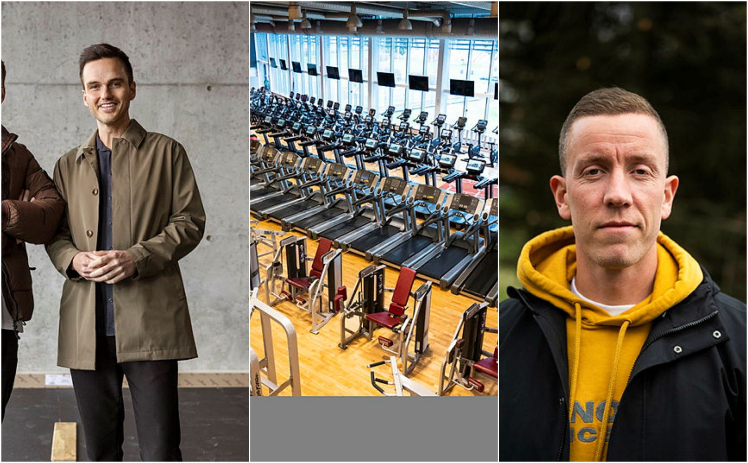 Björn Bragi lýsir því þegar maður kom upp að honum Hannesi í ræktinni ...