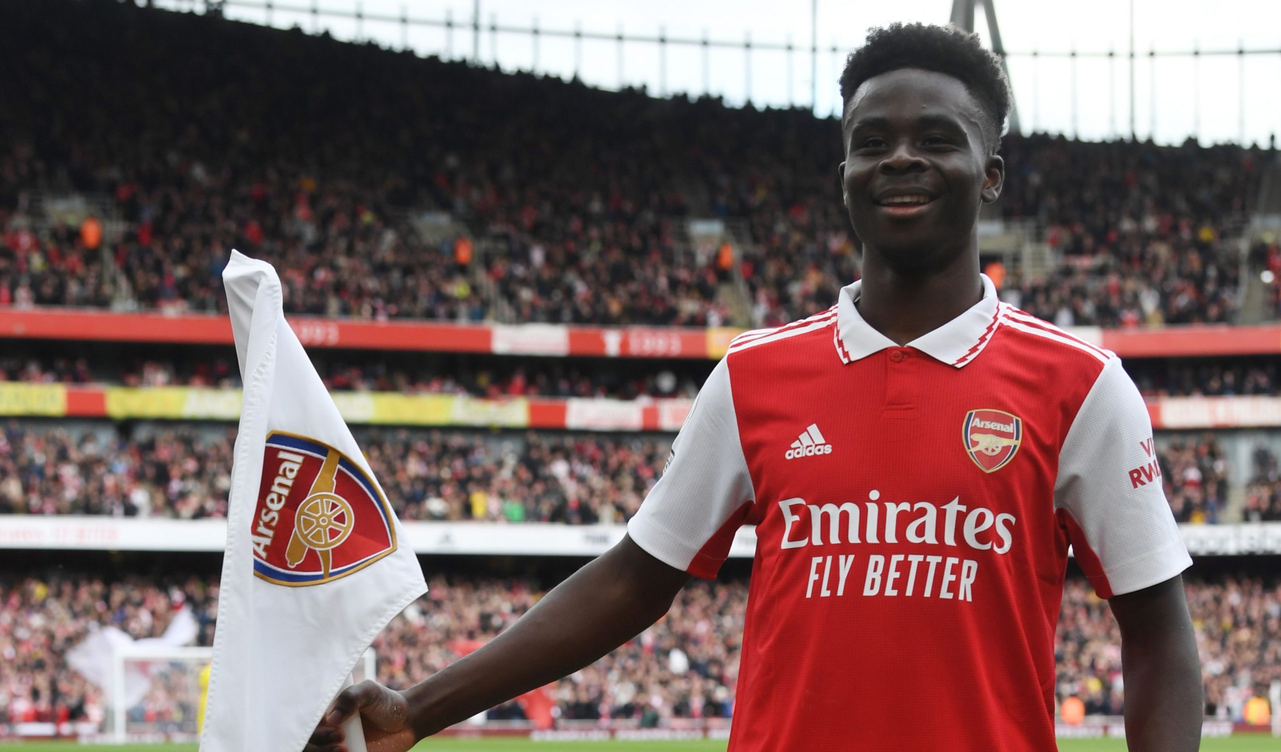 Bukayo Saka setti magnað met í enska boltanum í dag - DV