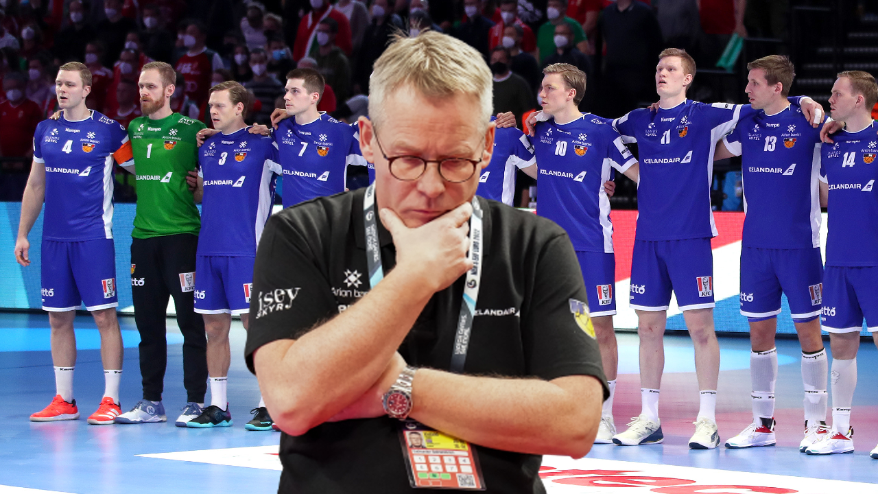 Eitthvað sem hefur sést áður: Klefinn hjá landsliðinu hriplekur ...