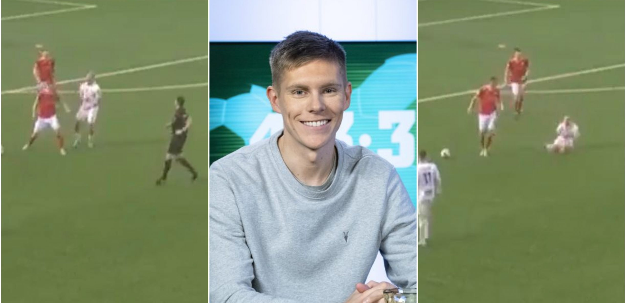 Fréttamaður Fótbolta.net vildi sjá rautt spjald á Aron Jó - Sjáðu ...