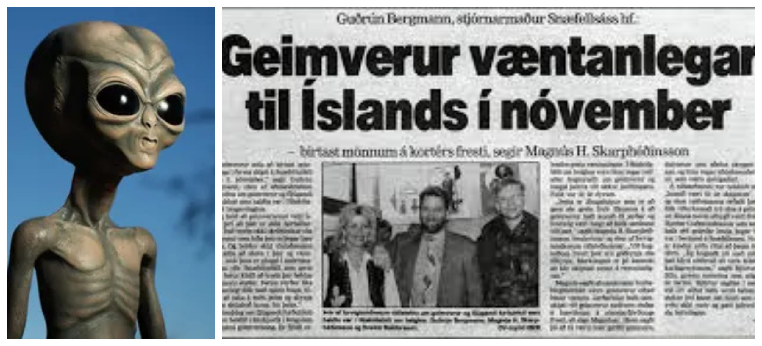 Þegar að geimverur boðuðu koma sína á Snæfellsnes - „Ég held að ...