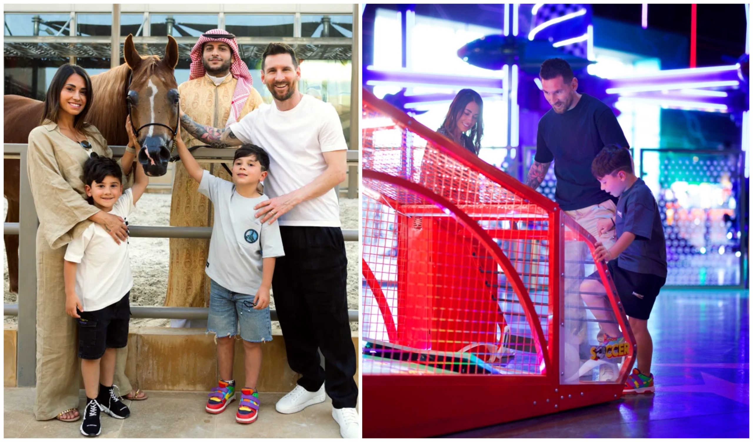 Myndaveisla - Fór vel um Messi og fjölskyldu í Sádí Arabíu þrátt fyrir ...