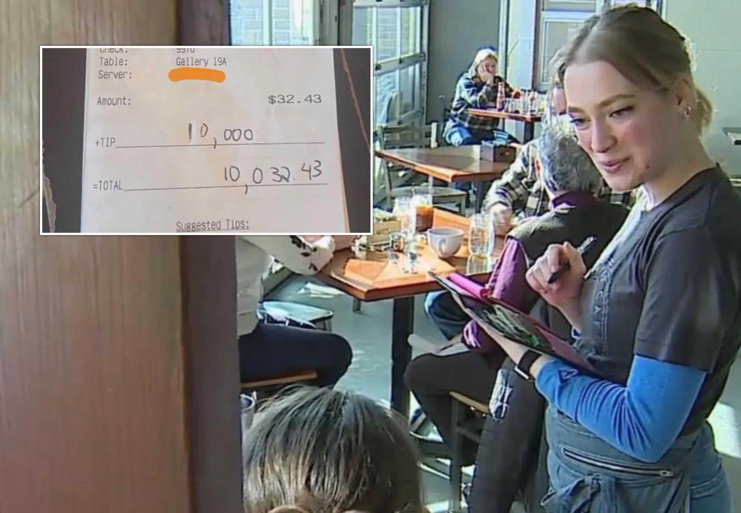 Skildi eftir 1,4 milljónir í þjórfé – Agndofa þegar þau komust að ... Skildi eftir 1,4 milljónir í þjórfé – Agndofa þegar þau komust að ...